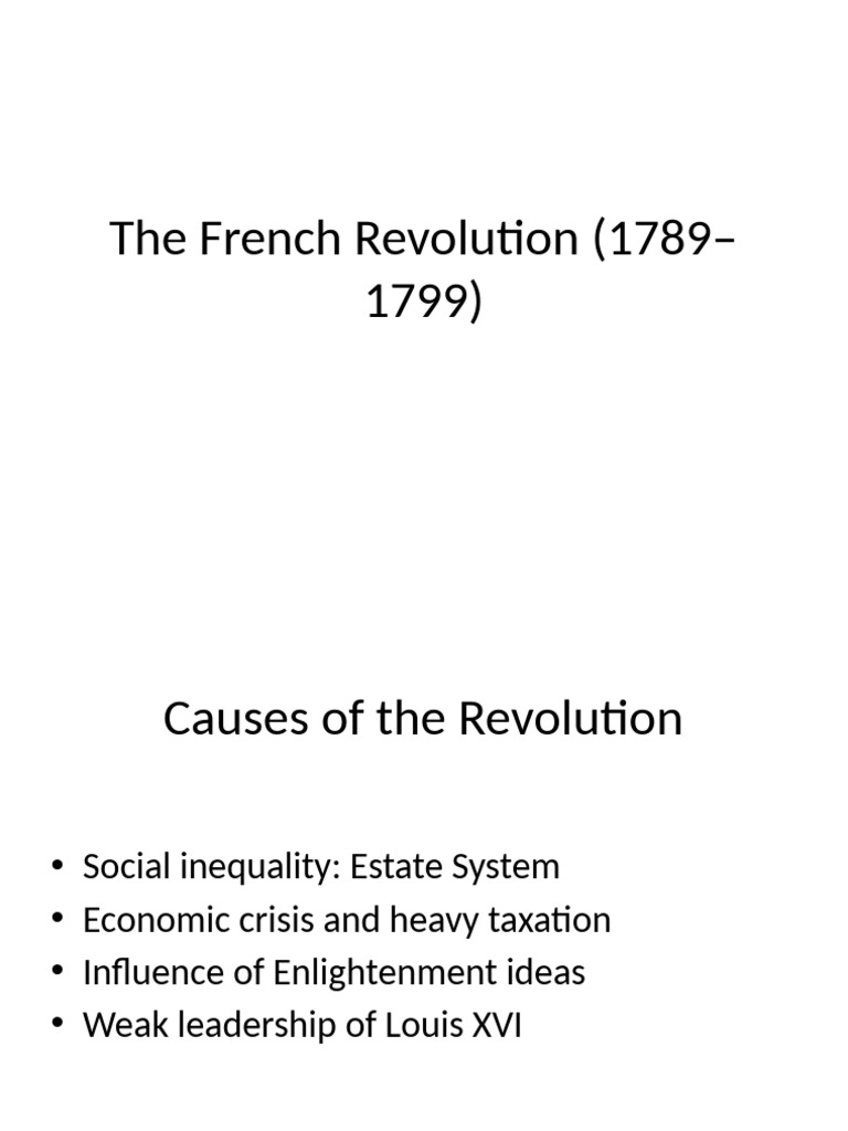 Key Events of the French Revolution | PDF