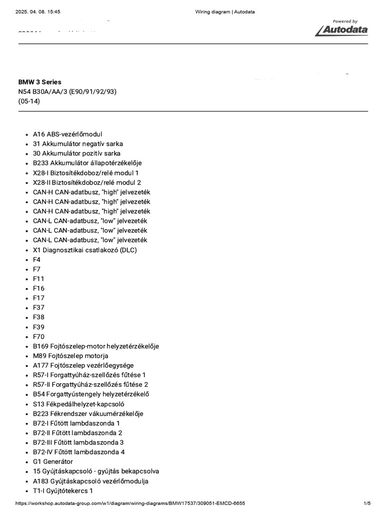 E92 335i Ecu Wiring | PDF