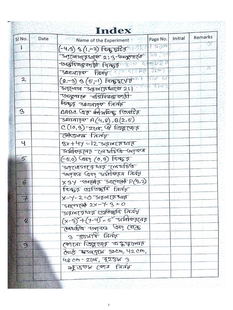 HSC 25 Higher Math 1st Practical Solution | PDF