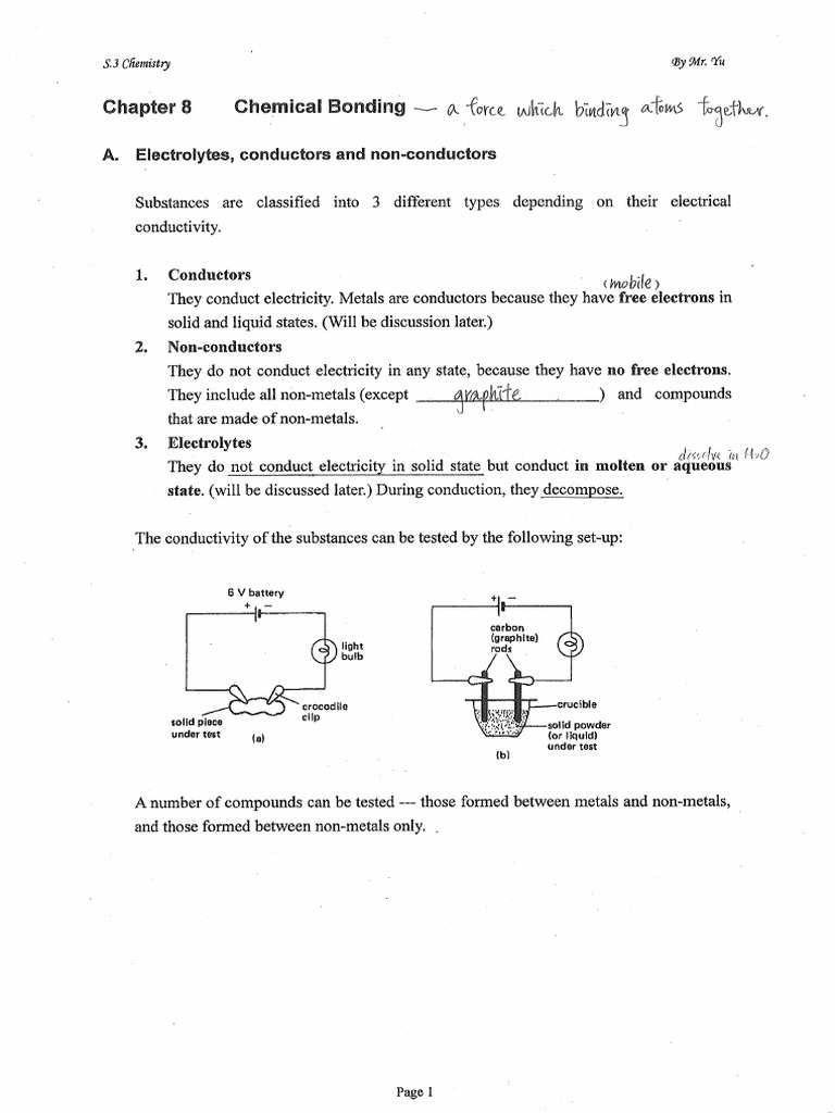 CE Chem Part - 3a ChemicalBonding - & - IonicBond | PDF