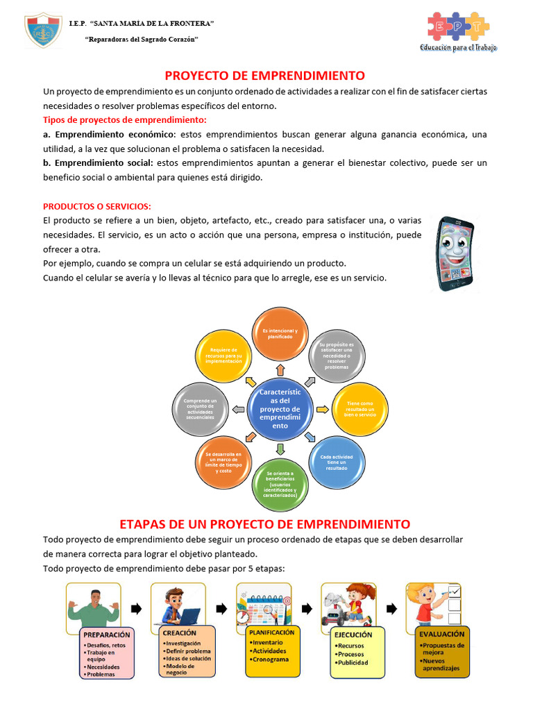 ETAPAS_DEL_PROYECTO (17) | PDF | Iniciativa empresarial | Economias