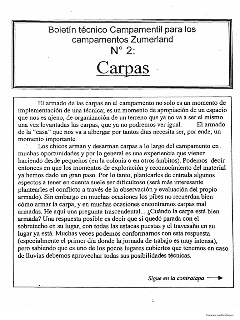Campas Z N°2 Carpas | PDF
