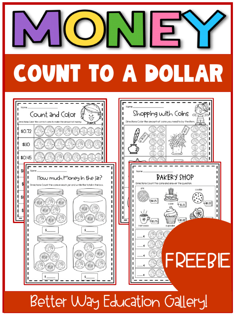 Count To A Dollar: Better Way Education Gallery! | PDF | Coins Of The ...