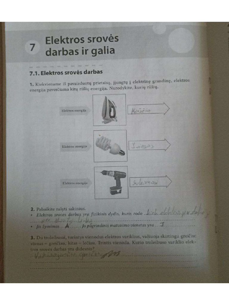 Fizikos Huinia Elektros Galia 28 | PDF