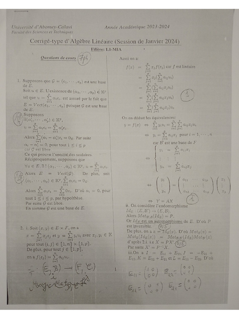 Correction Alg Bre 2024 083051 | PDF
