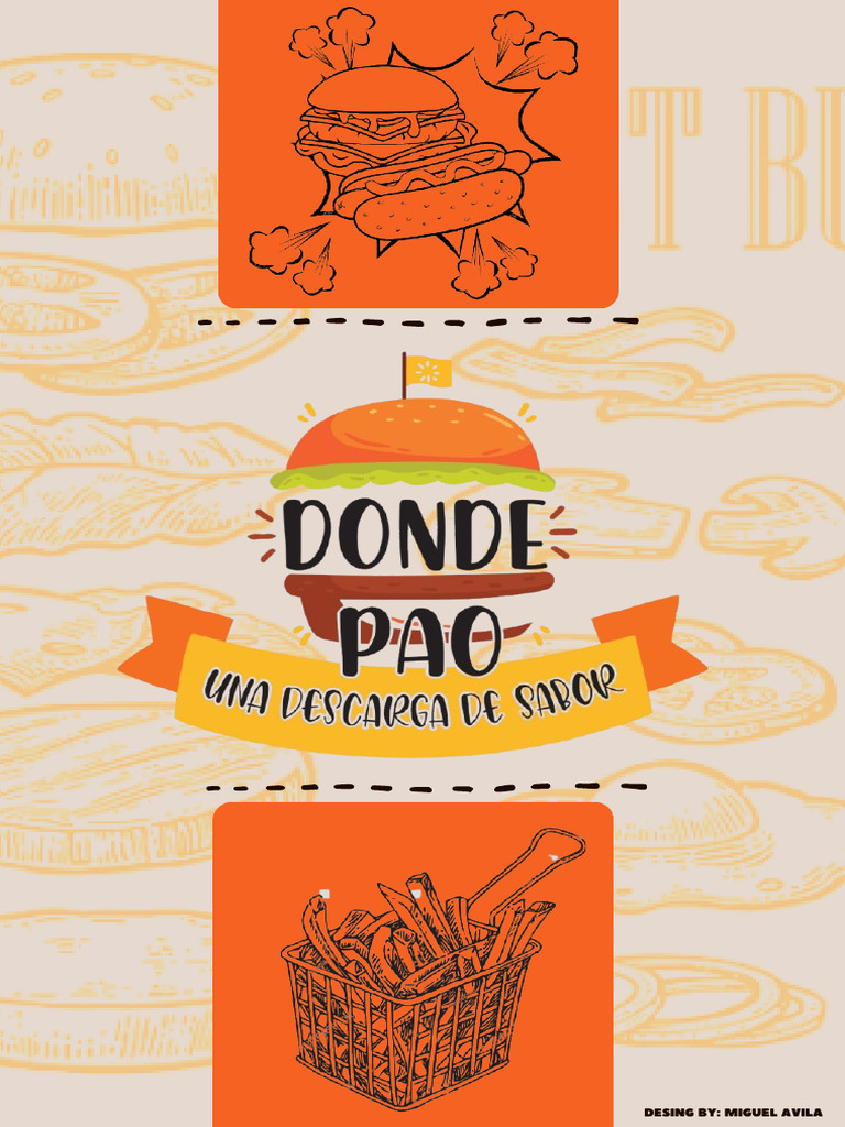 Fast Food Menu - Donde Pao-1 | PDF | Tocino | Cerdo