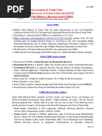 CMRG 2025-26 Proposal Call for TN Universities | PDF