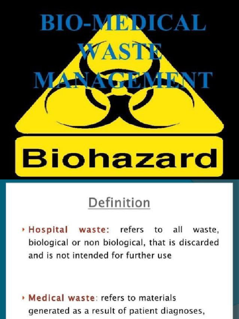 BMW Biomedical Waste | PDF