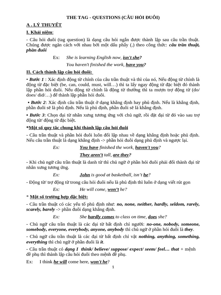 Tag - questions | PDF