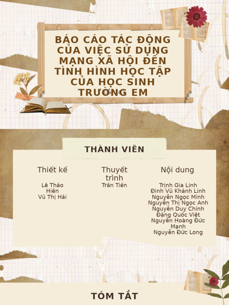 Brown Cream Scrapbook Reading Through Time Presentation | PDF