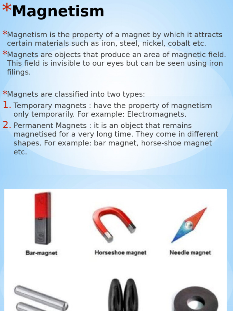 Grade 7 - Magnetism (Part 1) | PDF