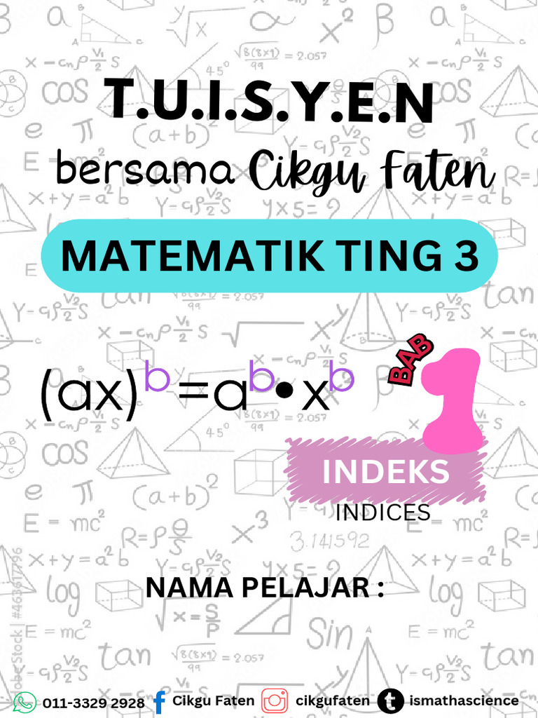 Matematik Tingkatan 3 | PDF