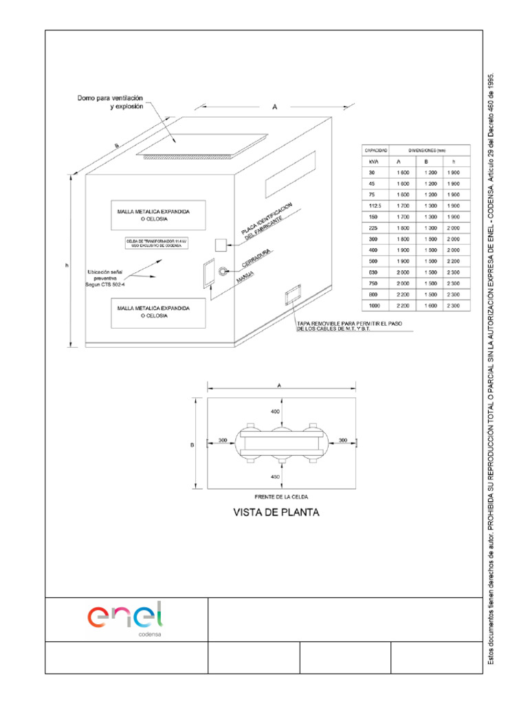 CTS 518-2 - Medidas Celdas para Trafos | PDF