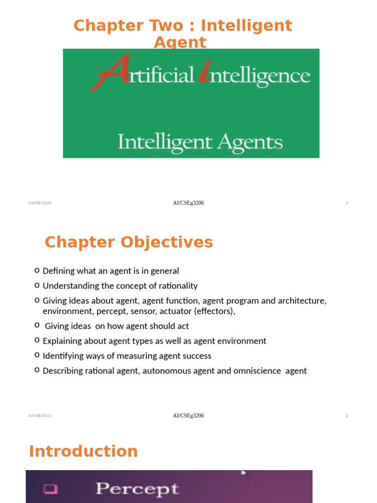 Chapter 2 Intelligent Agent | PDF | Artificial Intelligence ...