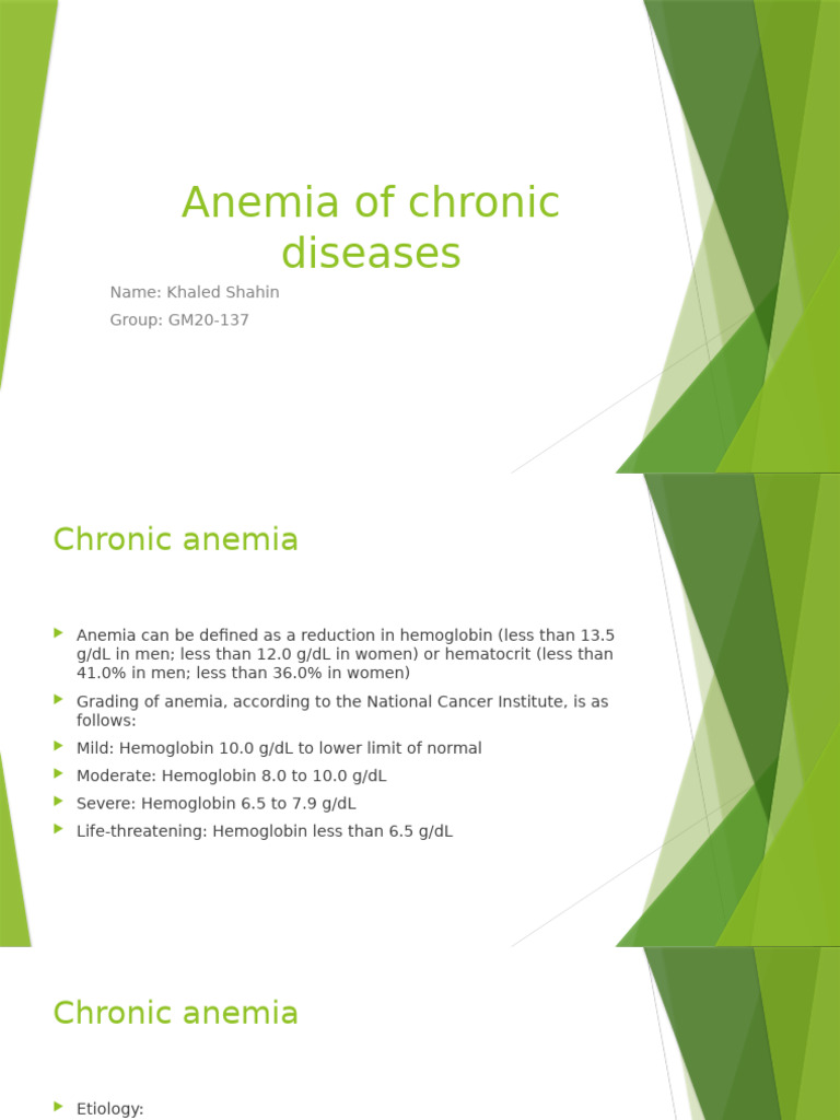 Khaled Shahin Anemia | PDF | Anemia | Vitamin B12