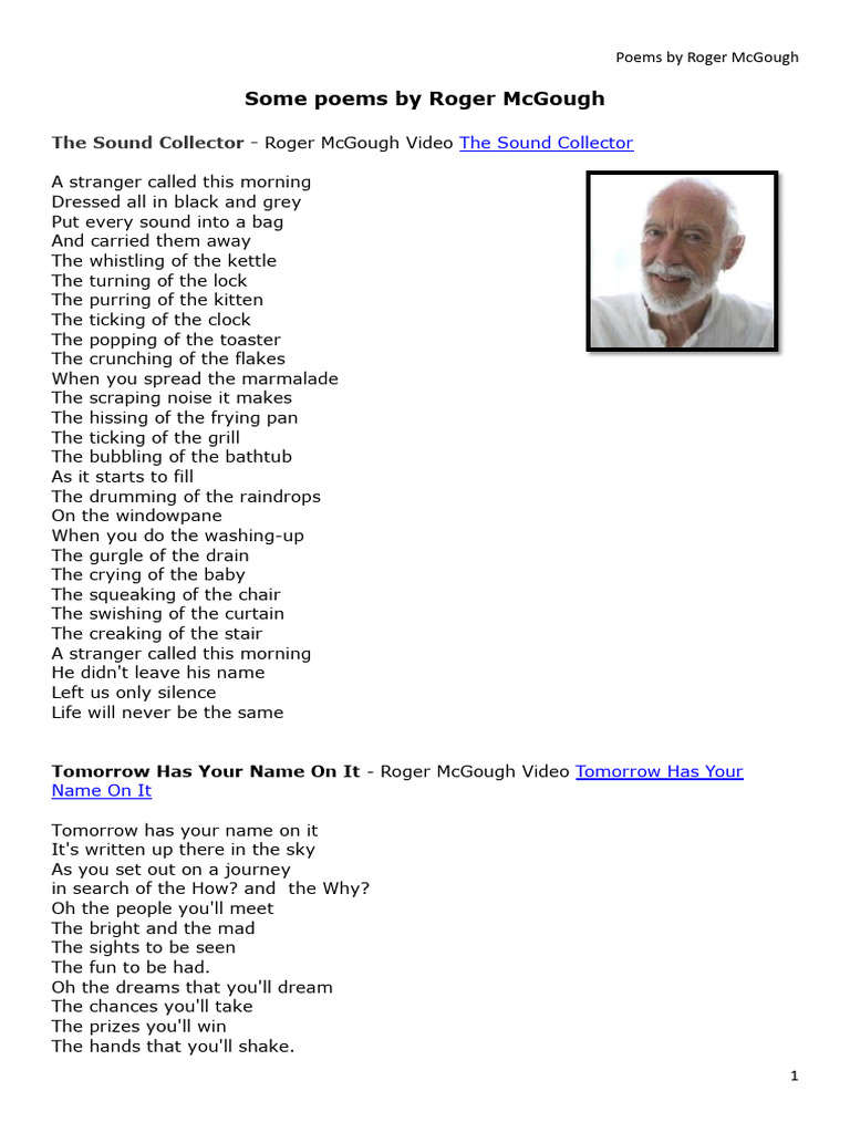 Poems by Roger Mcgough | PDF | Santa Claus | Poetry