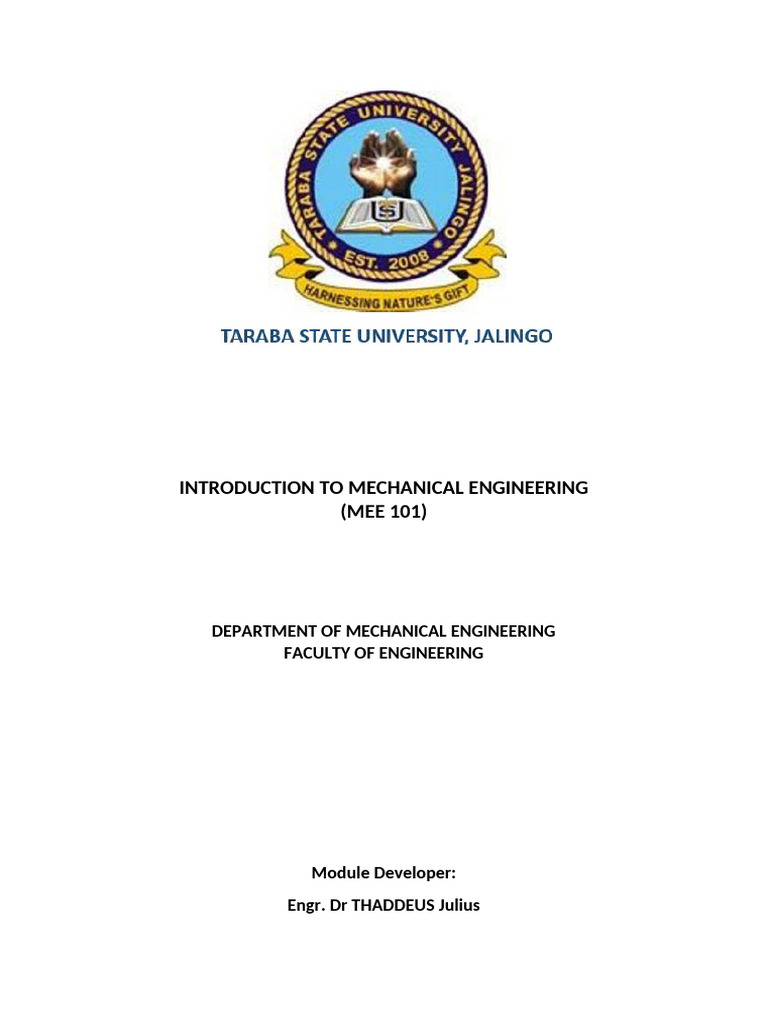 Introduction To Mechanical Engineers | PDF | Engineering | Mechanical ...