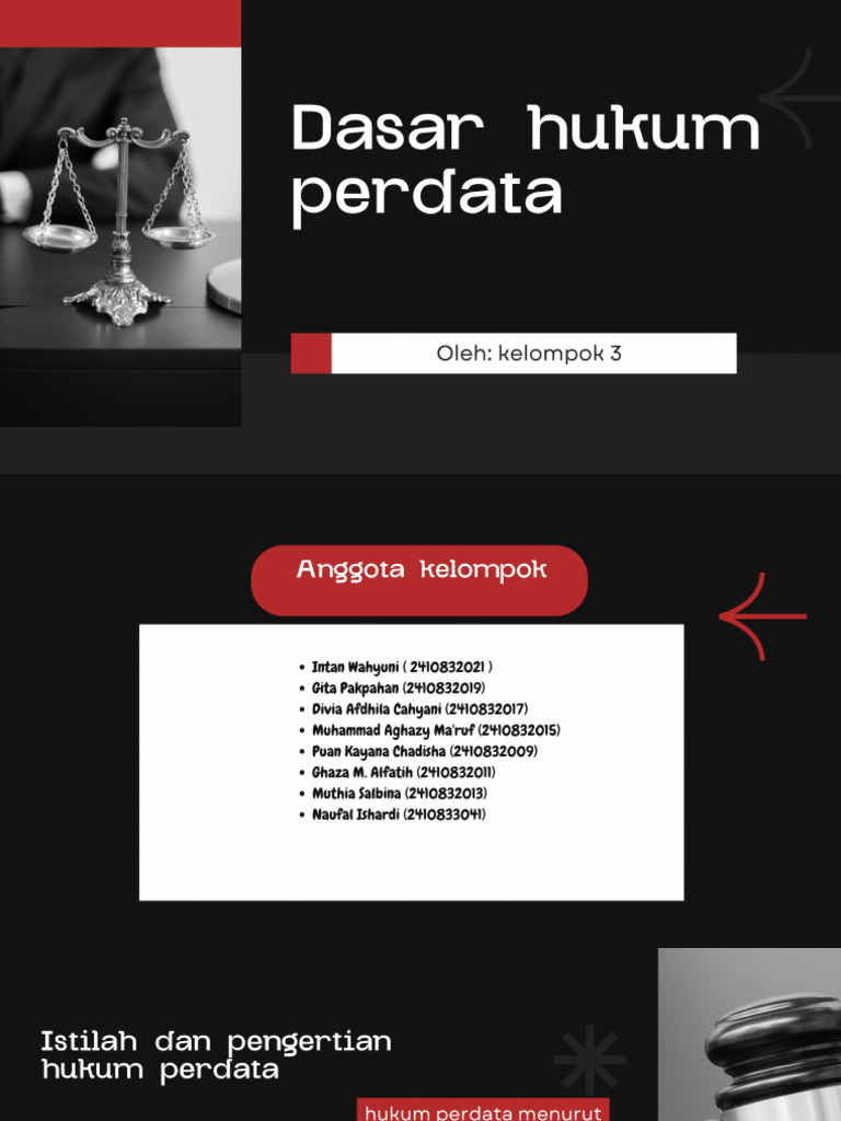 Dasar Hukum Perdata | PDF