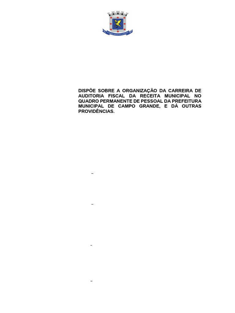 Lei Complementar 101 DE 2007 | PDF | Pós-graduação | Administração pública