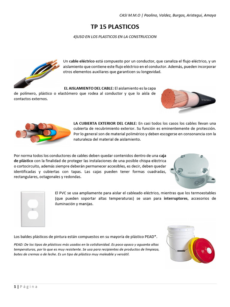 Uso en Los Plasticos en La Construccion | PDF