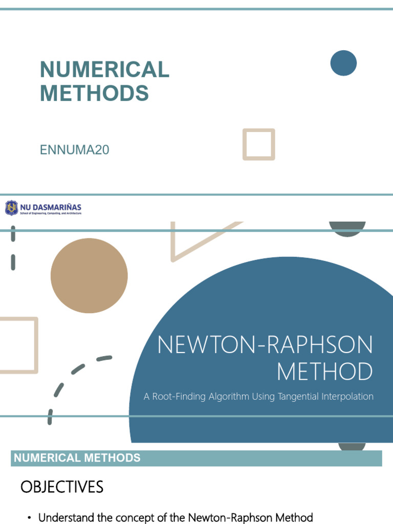 4.2 - ENNUMA20 - Newton Raphson Method | PDF