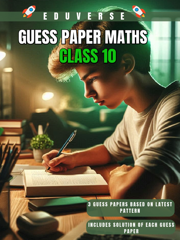 Eduverse Maths Guess Paper | PDF | Circle | Angle