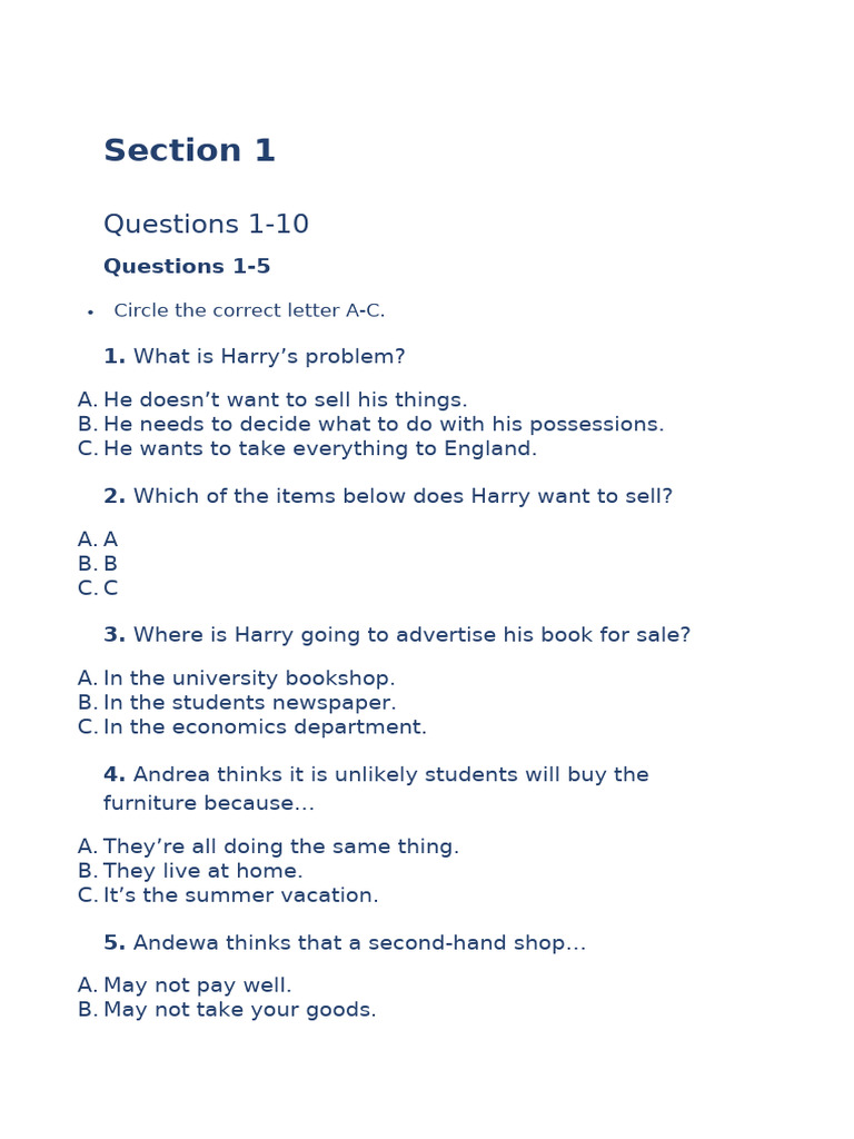 Section 1 and 2 (HV) | PDF