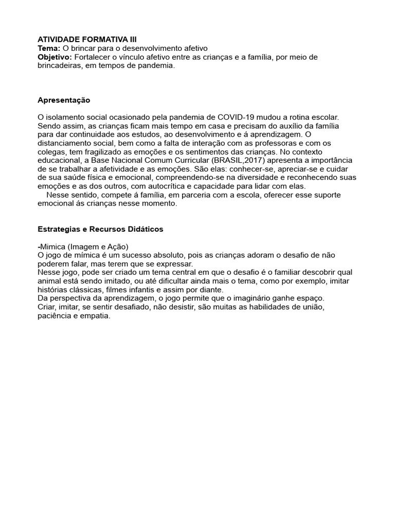 atividade formativa 3 | PDF