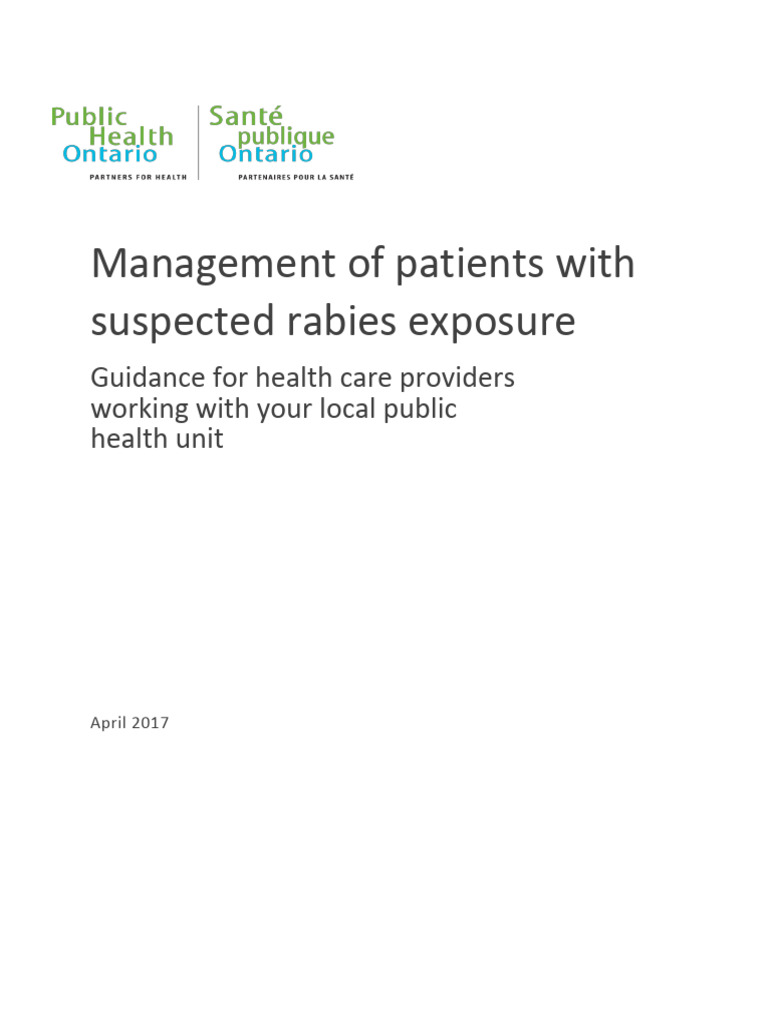 rabies-exposure-guidance-hcps | PDF | Rabies | Rodent