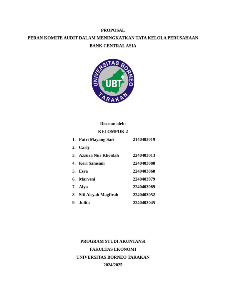 Revisi Proposal Audit | PDF