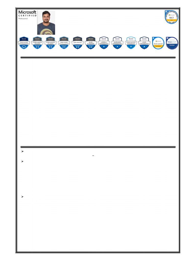 NovelVista - Trainer Profile - Akash - Power Platform | PDF | Microsoft | Information Technology