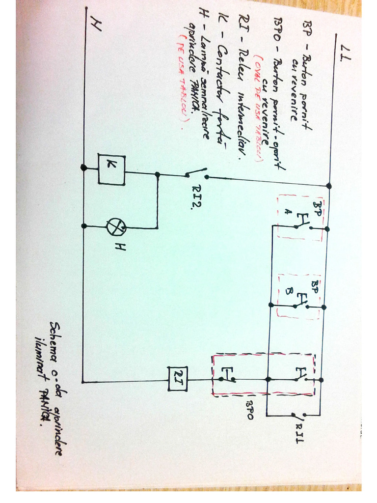 Schema comanda Iluminat PANICA | PDF