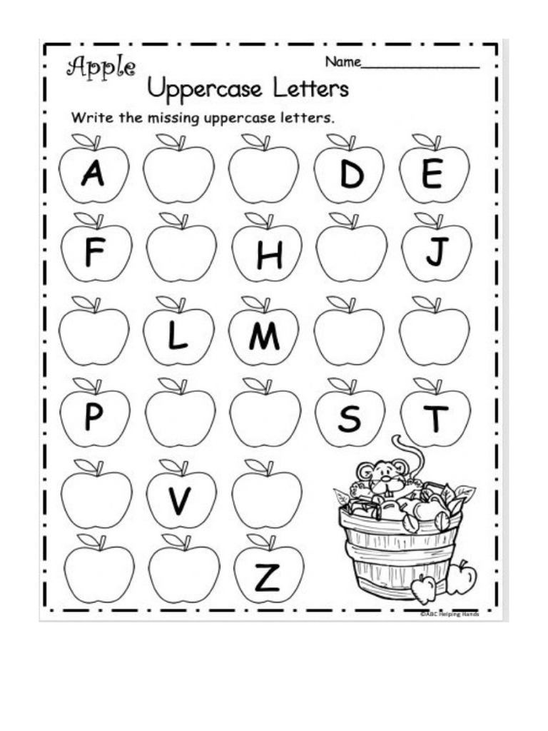 Alphabet Worksheet | PDF