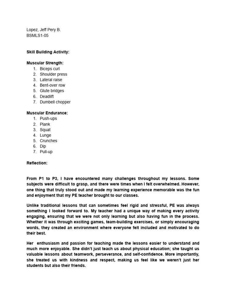 Jeff Perry Lopez Sas 6 and Reflection | PDF