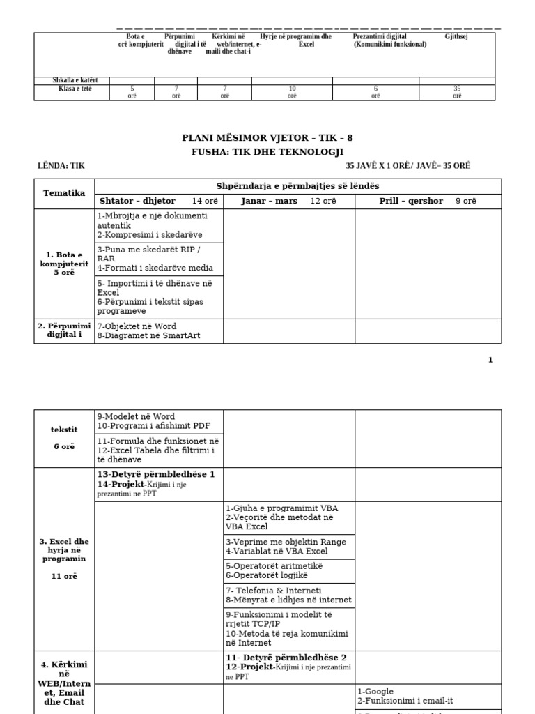 TIK 8 PLAN1 Mediaprint 2 | PDF