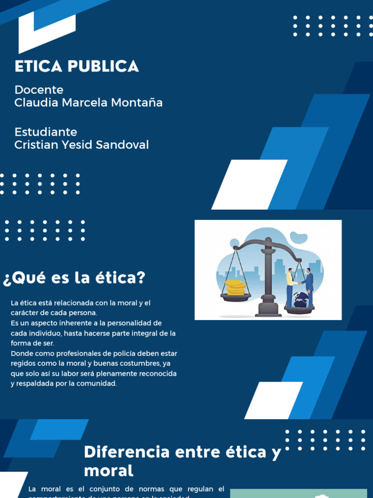 Etica Publica | PDF | Moralidad | Policía