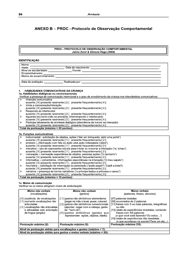Protocolo PROC 2004 | PDF