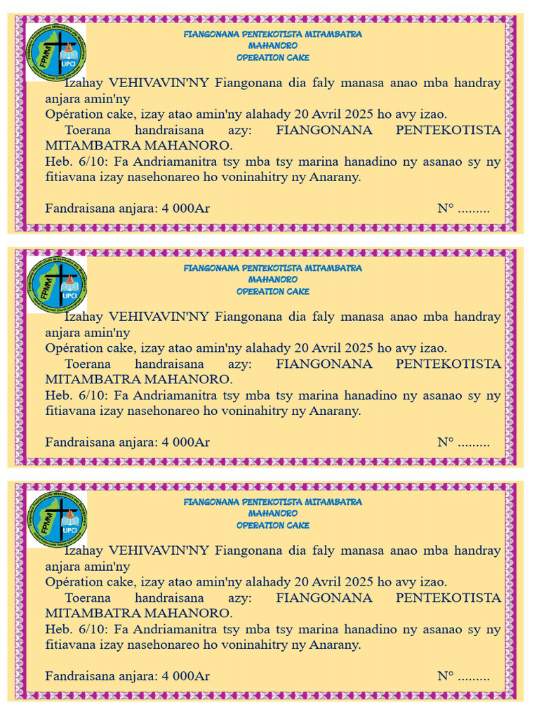 Fiangonana Pentekotista Mitambatra | PDF