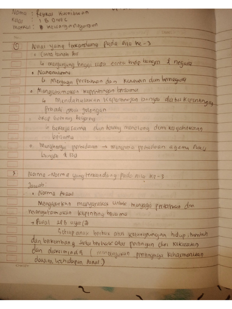 Reykal Kurniawan 1 B Divec Tugas Kewarganegaraan BP 1020 | PDF