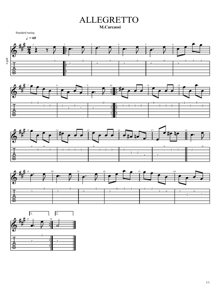 ALLEGRETTO | PDF