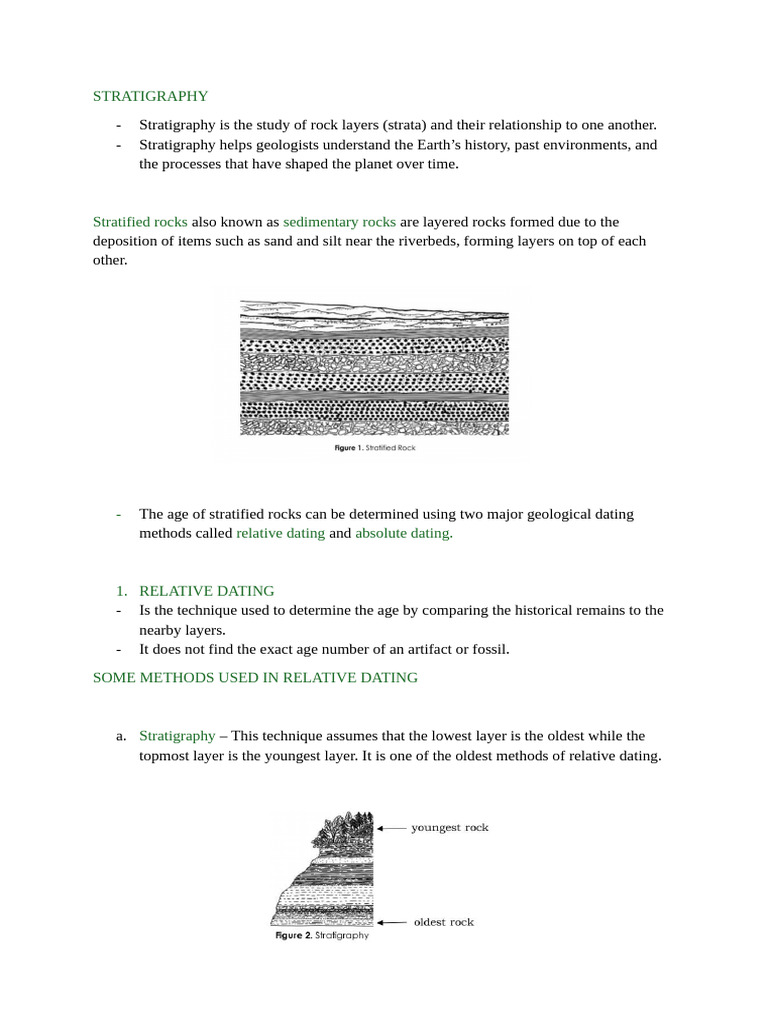 Relative and Absolute Dating 1 | PDF | Stratigraphy | Geology