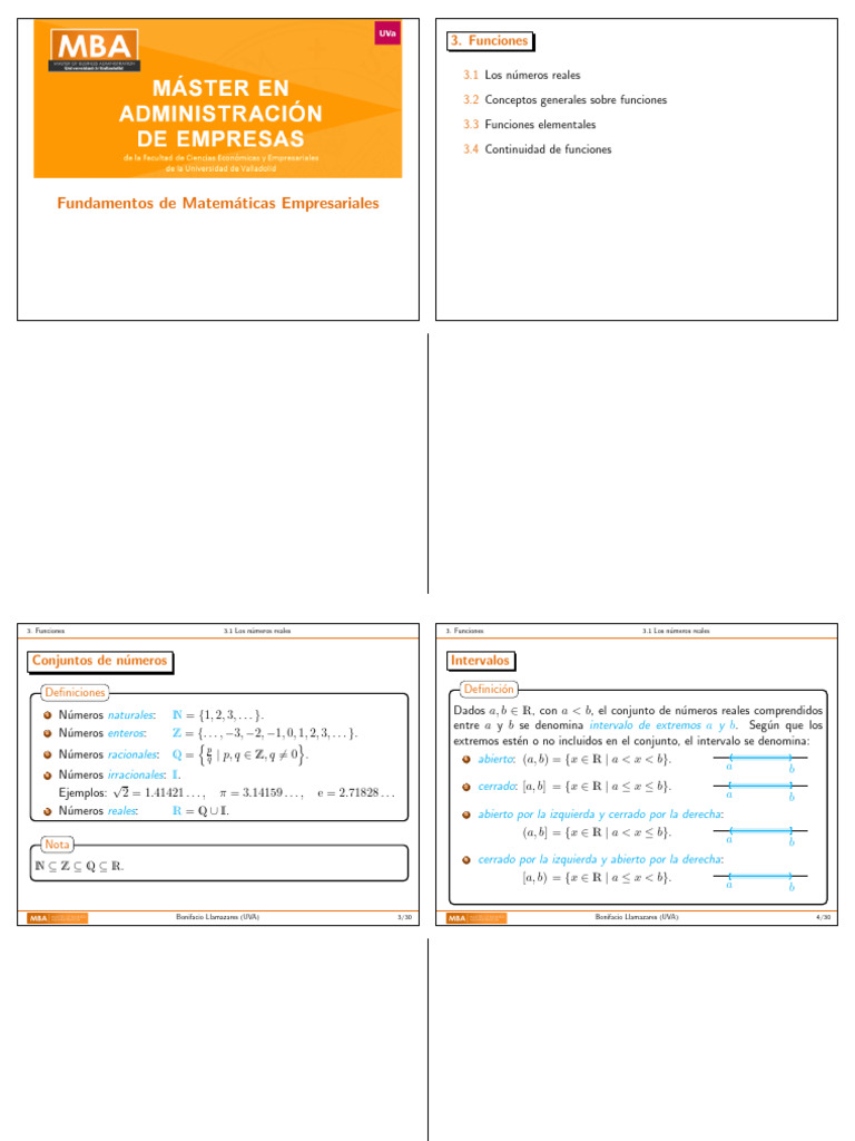 Tema1 Parcialmente 2en1 | PDF | Función (Matemáticas) | Conjunto convexo