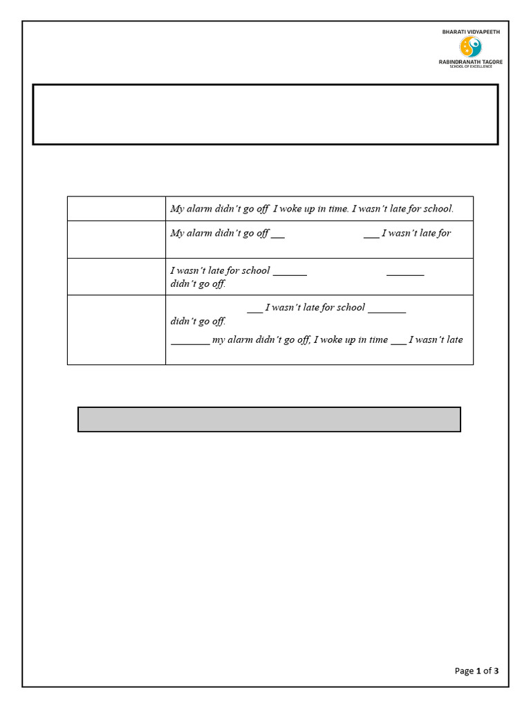 Types of Sentences Worksheet for Grade 6 | PDF
