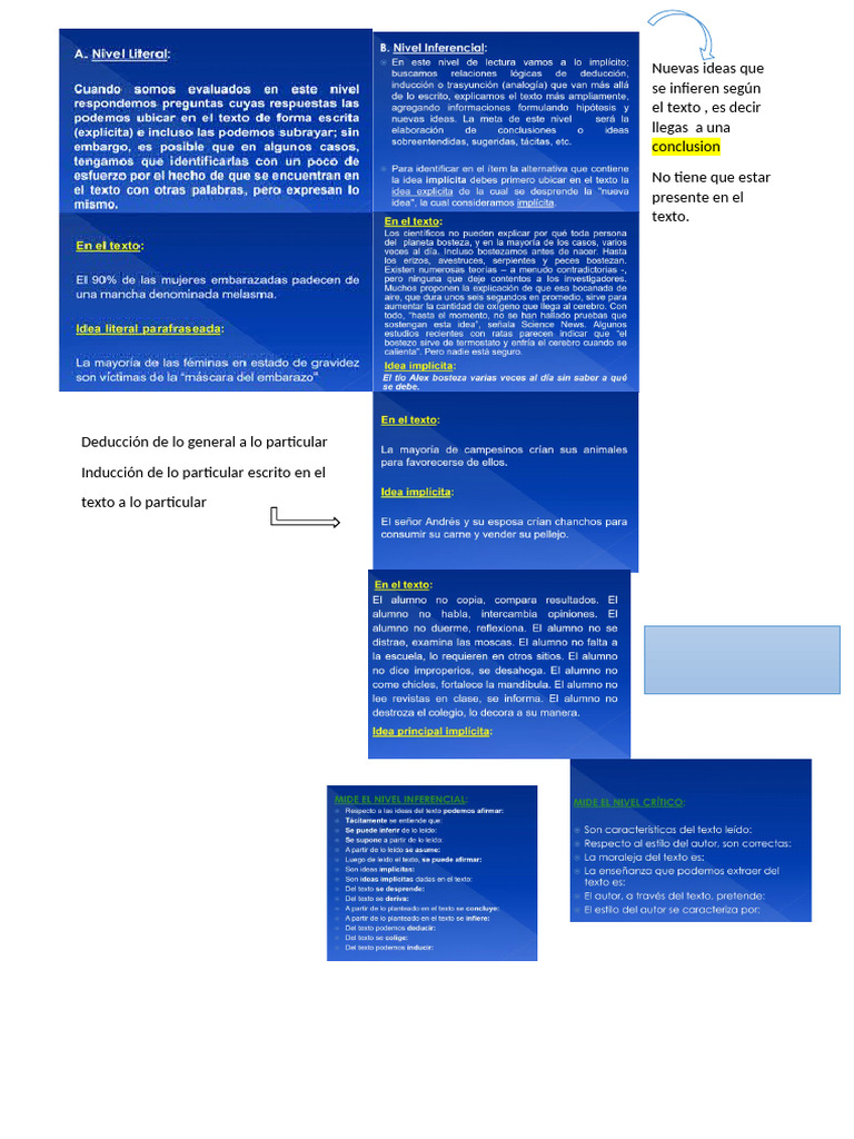 Nuevas Ideas Que Se Infieren Según El Texto | PDF