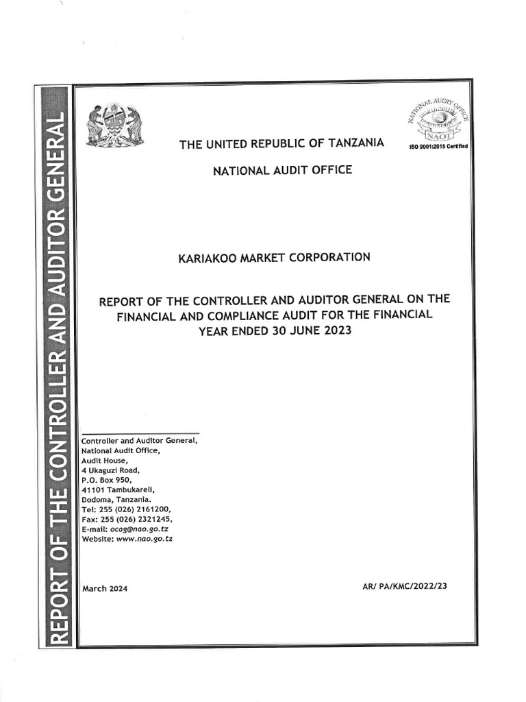 Audited Report KMC Fyr June 2023 | PDF
