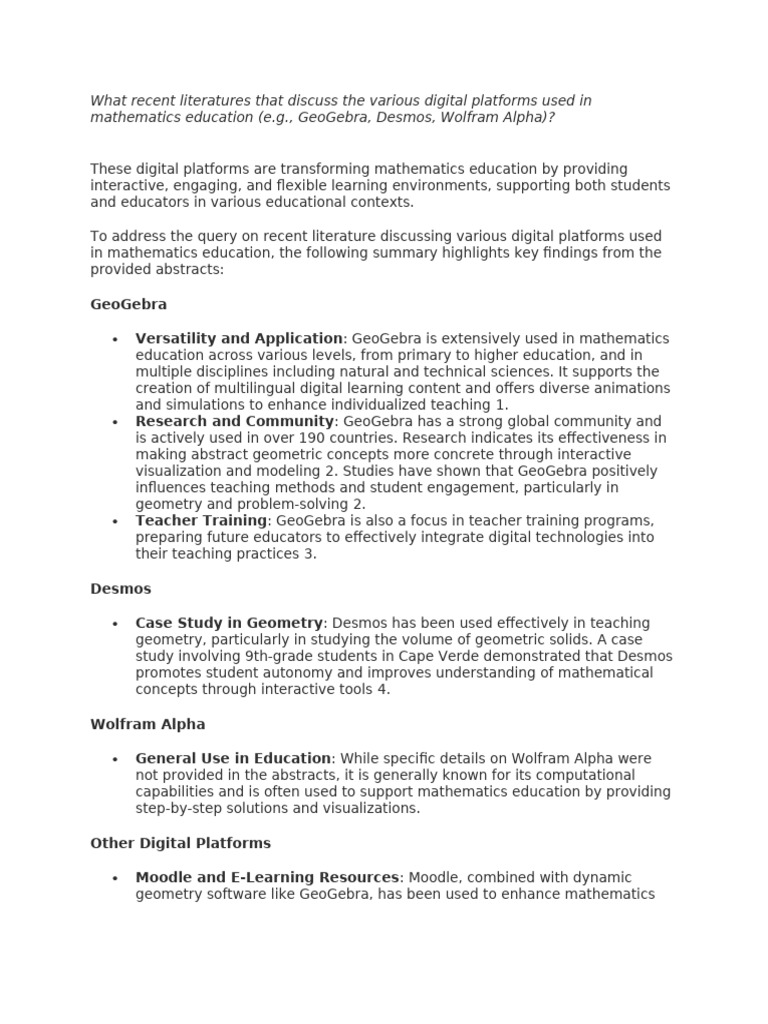 Digital Tools in Mathematics Education | PDF | Mathematics | Geometry