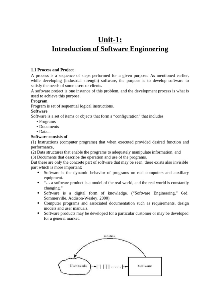 Unit 1 Software Engineering | PDF | Software | Software Development