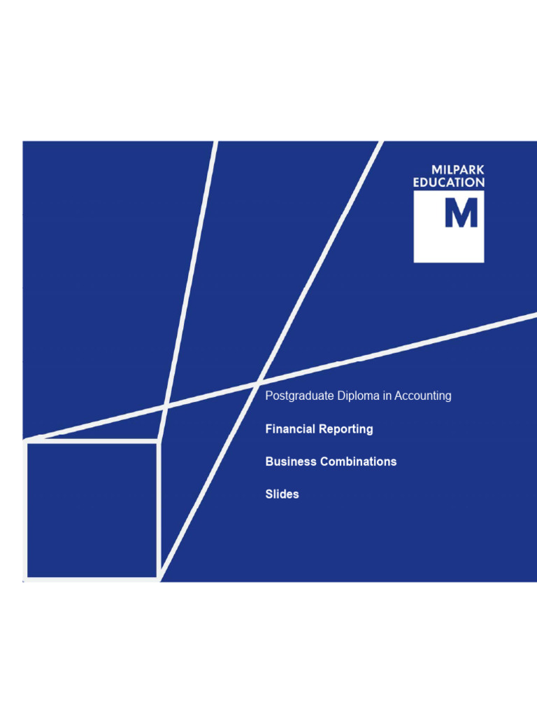 1 - Business Combinations Notes | PDF | Goodwill (Accounting) | Fair Value