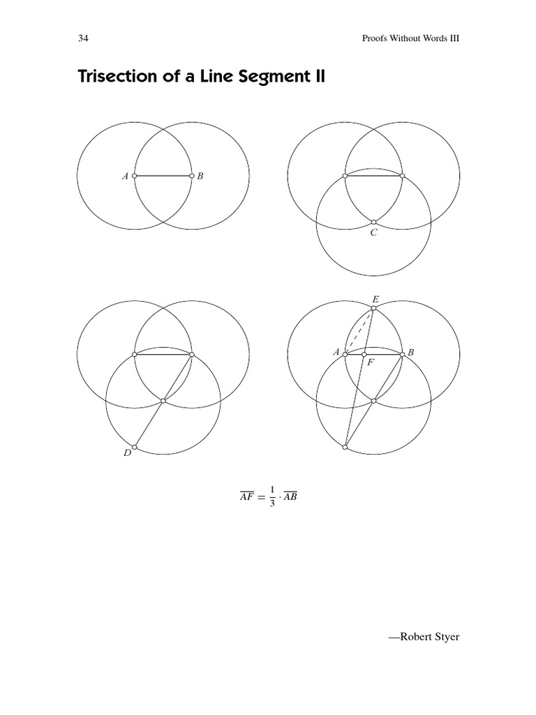 Trisection of A Line Segment II | PDF