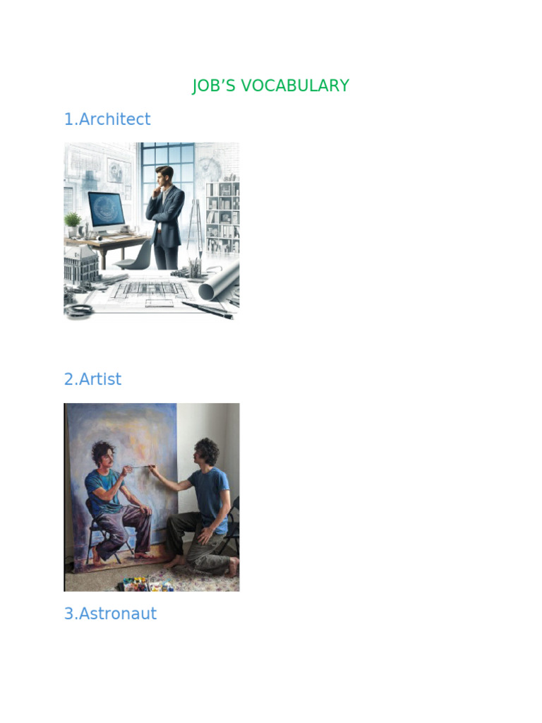Job's Vocabulary | PDF